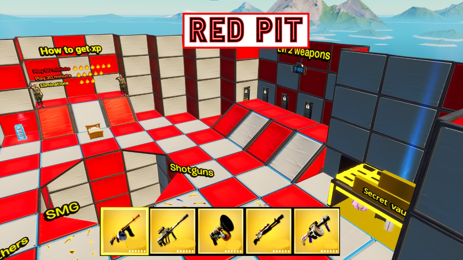 RED PIT- FFA 2.0 8467-6898-7339 by dsih - Fortnite.GG