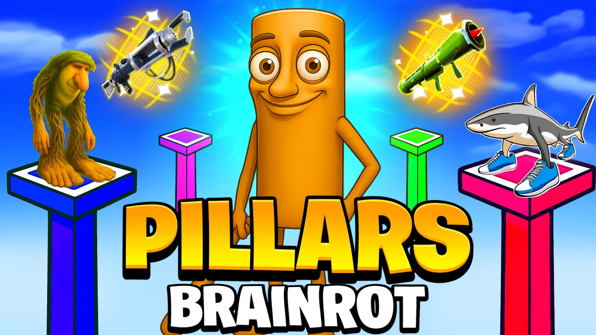 ⭐ ULTIMATE BRAINROT PILLARS! 🦈 3918-5961-1857 by auronic - Fortnite Creative Map Code - Fortnite.GG