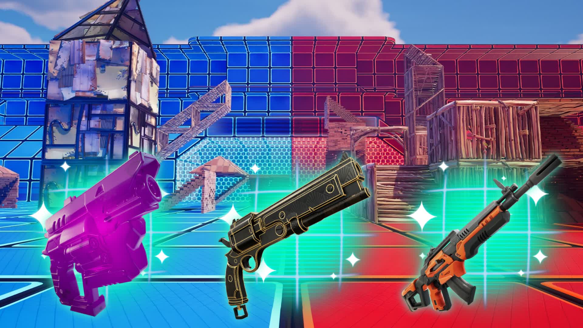 MEGA BLITZ RED VS BLUE 🔴🔵 PVP 4906-4022-8250 by 1v1v1-goated-ffa ...