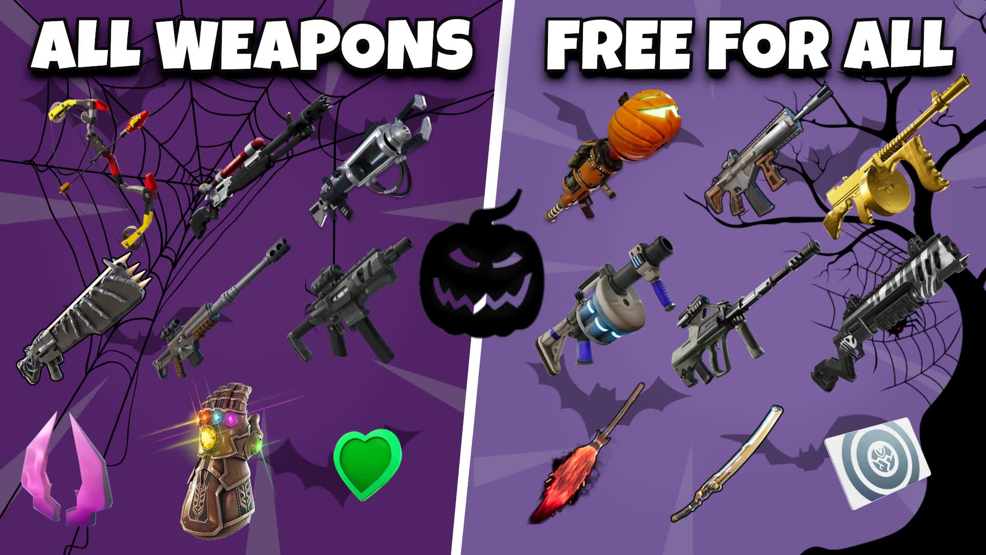 💥 FREE FOR ALL | ALL WEAPONS 💥 9653-5721-8946 by backpackjnr - Fortnite ...