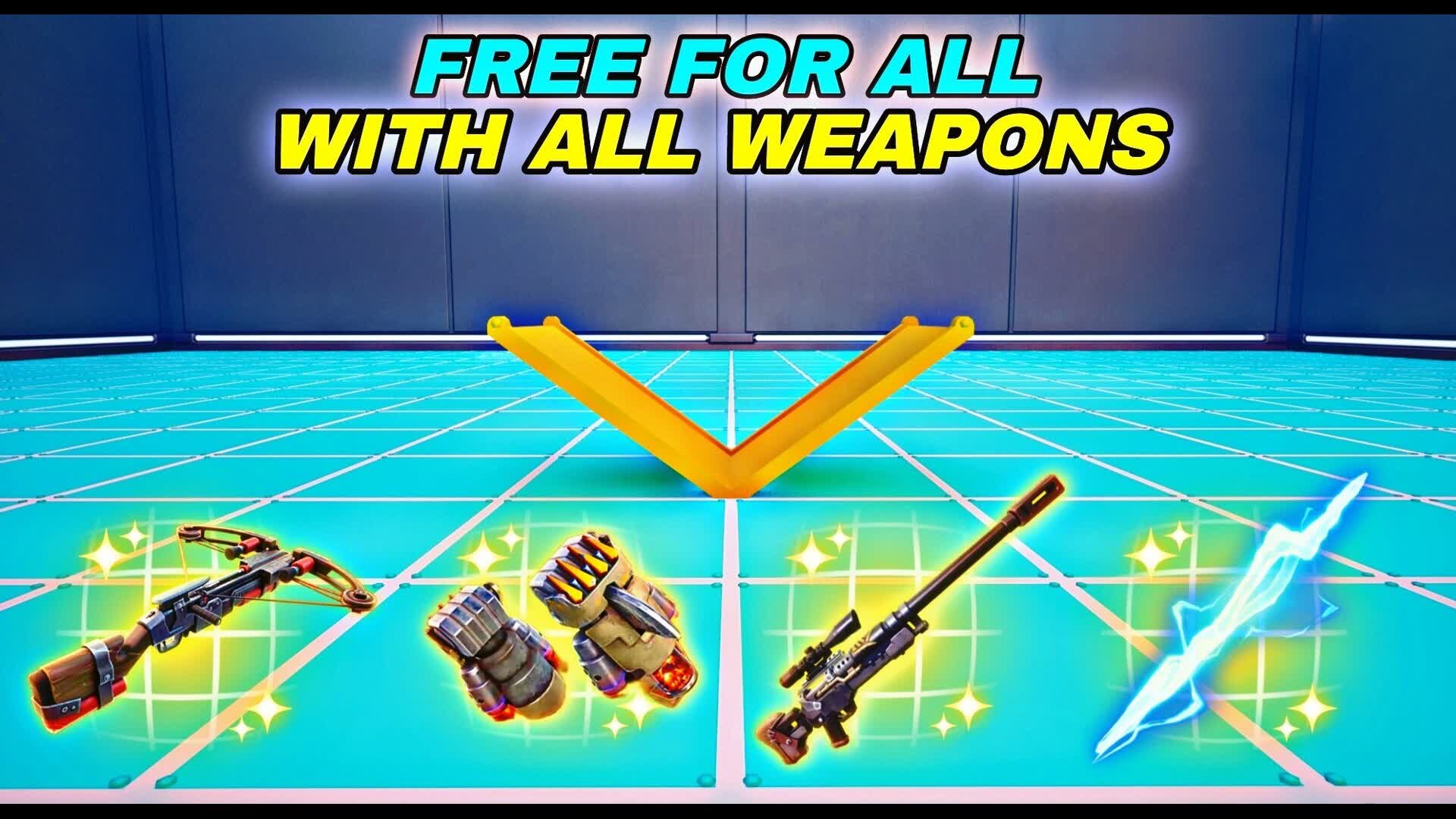 ALL WEAPONS - FREE FOR ALL 新しい💎 9135-3220-5180 by s12 - Fortnite Creative Map Code - Fortnite.GG