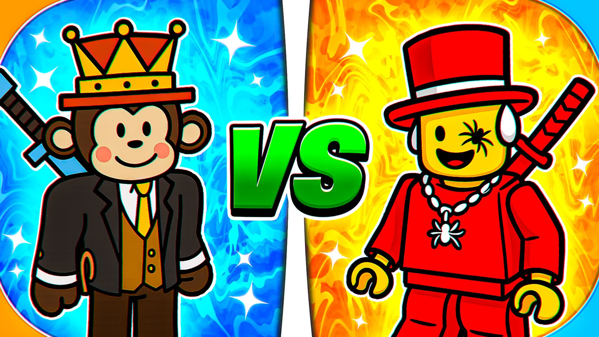 SUPER JANDEL VS SAMMY RED VS BLUE 🔴🔵 0059-2374-3997 by kspr - Fortnite ...