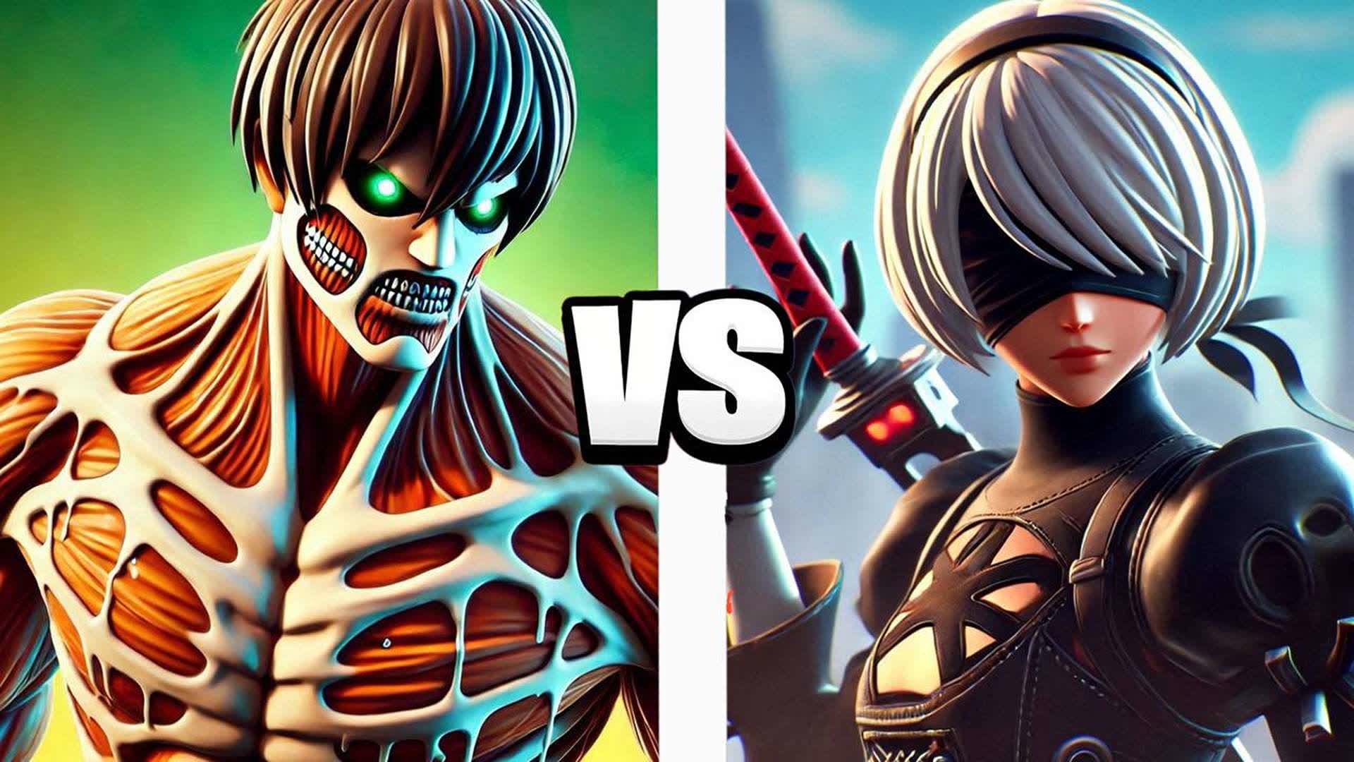 🔴NiER VS TITAN🔵 2992-1262-4305 by fortniteninjjaaa - Fortnite Creative ...