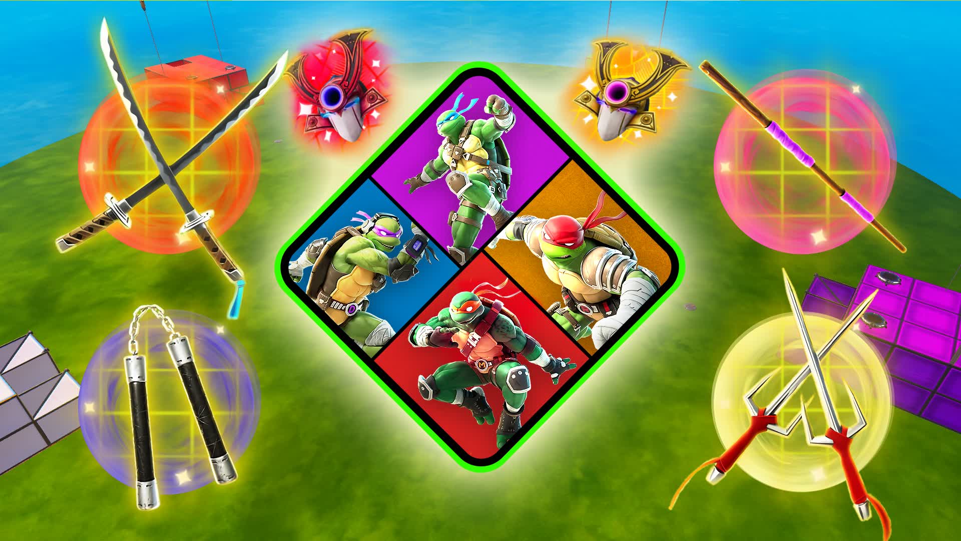 Snow Red vs Blue vs Purple vs White 6461-7098-3687 by magril - Fortnite ...