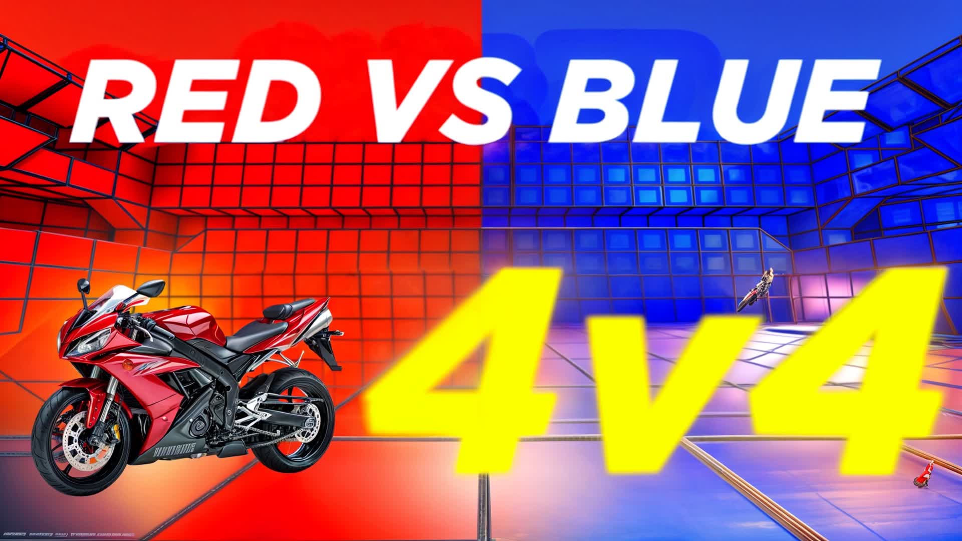 RED VS BLUE 4v4 9112-5709-0329 by ha0 - Fortnite Creative Map Code ...