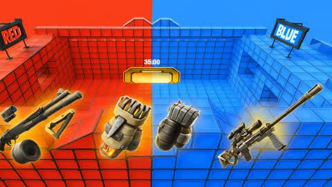 RED VS BLUE🔴🔵Daba 6694-4196-2728 by daba22 - Fortnite