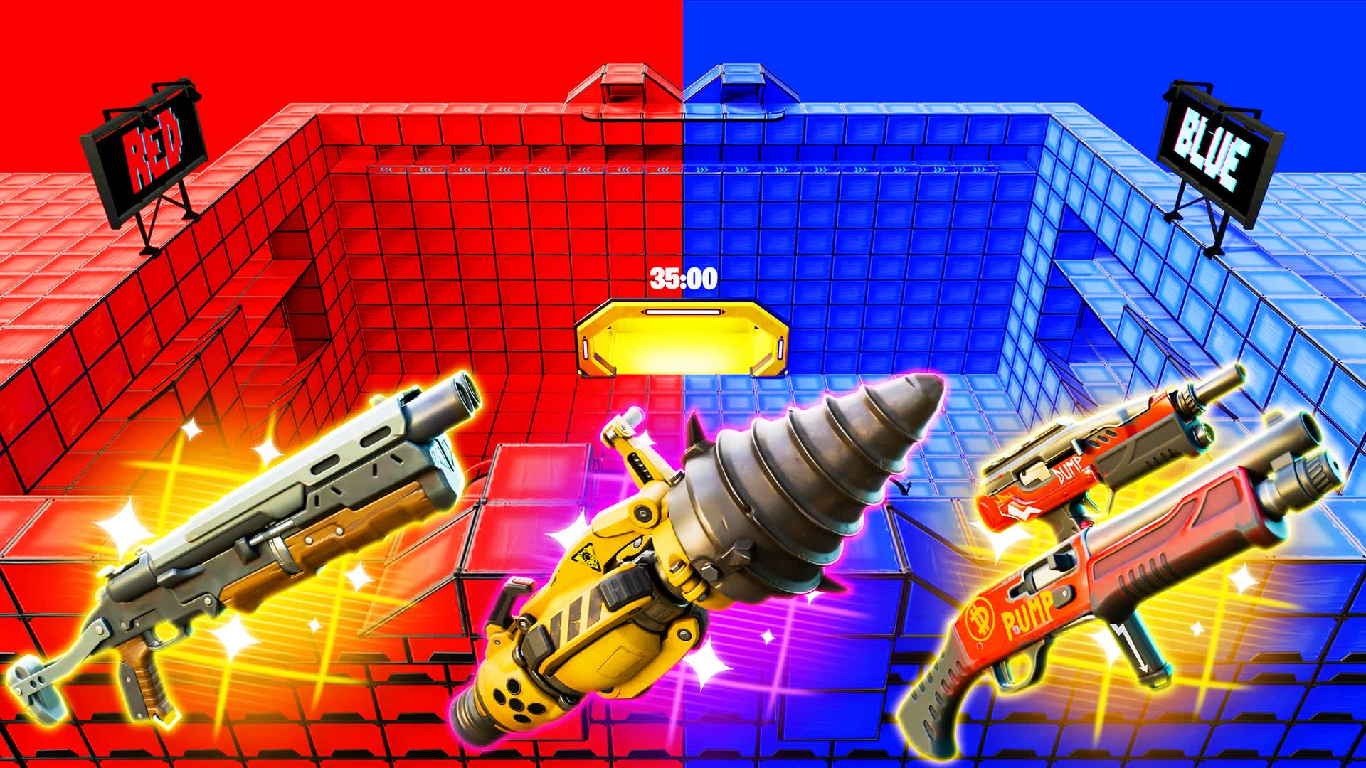 INFINITE RED VS BLUE 2413-6440-3970 by martim14 - Fortnite Creative Map ...