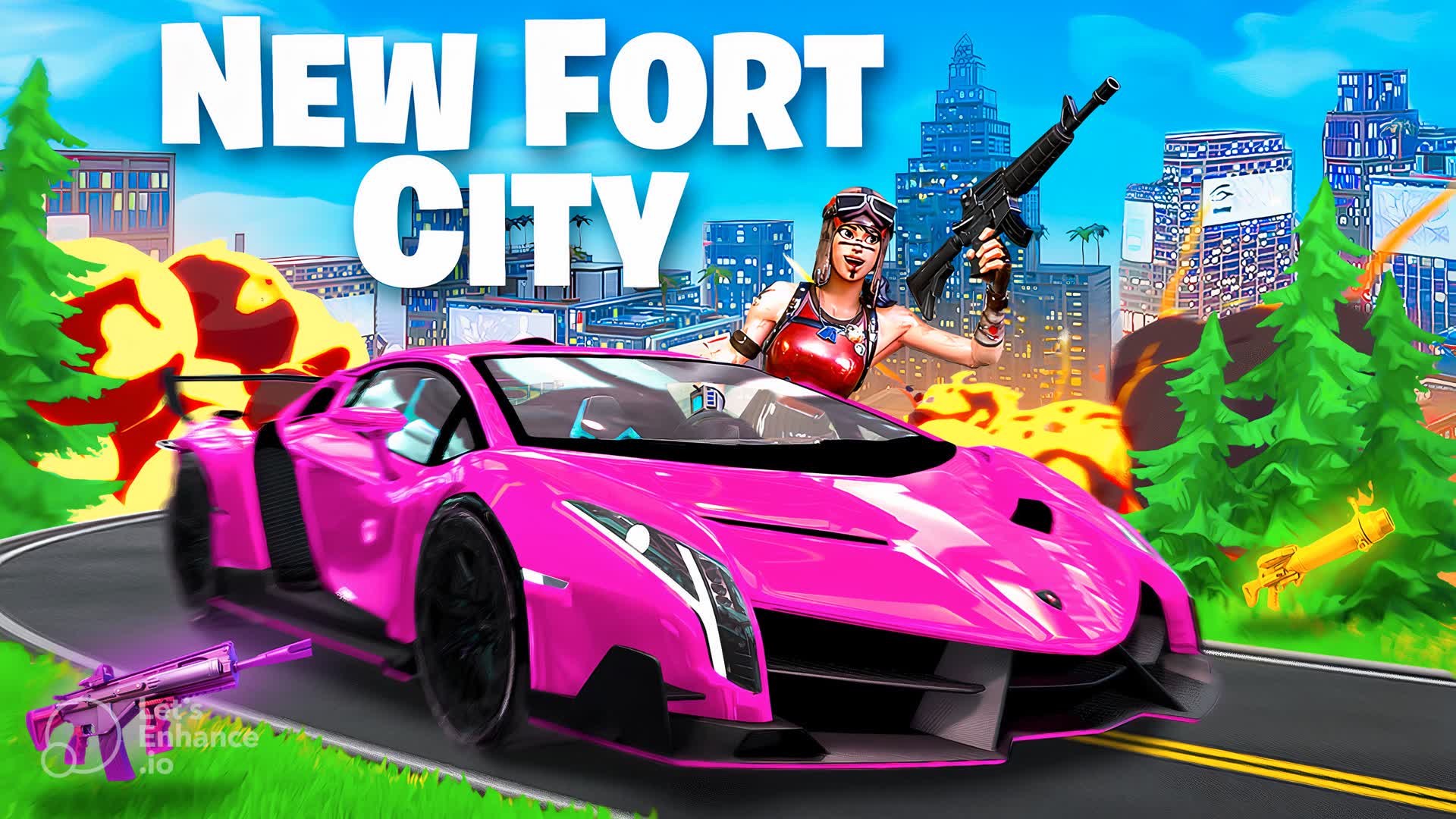 CITY DRIVING 5052-2877-8850 by rumbaa - Fortnite Creative Map Code ...