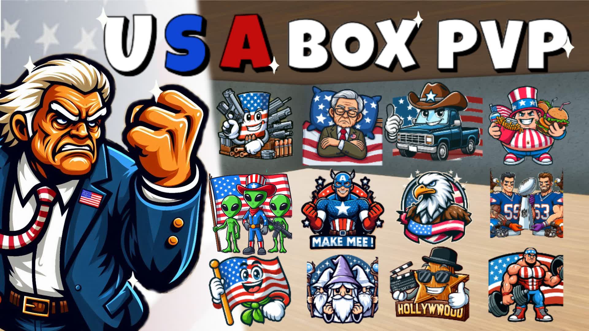 🗽USA BOX PVP🍔 9558-4843-1439 by syzygy - Fortnite Creative Map Code ...