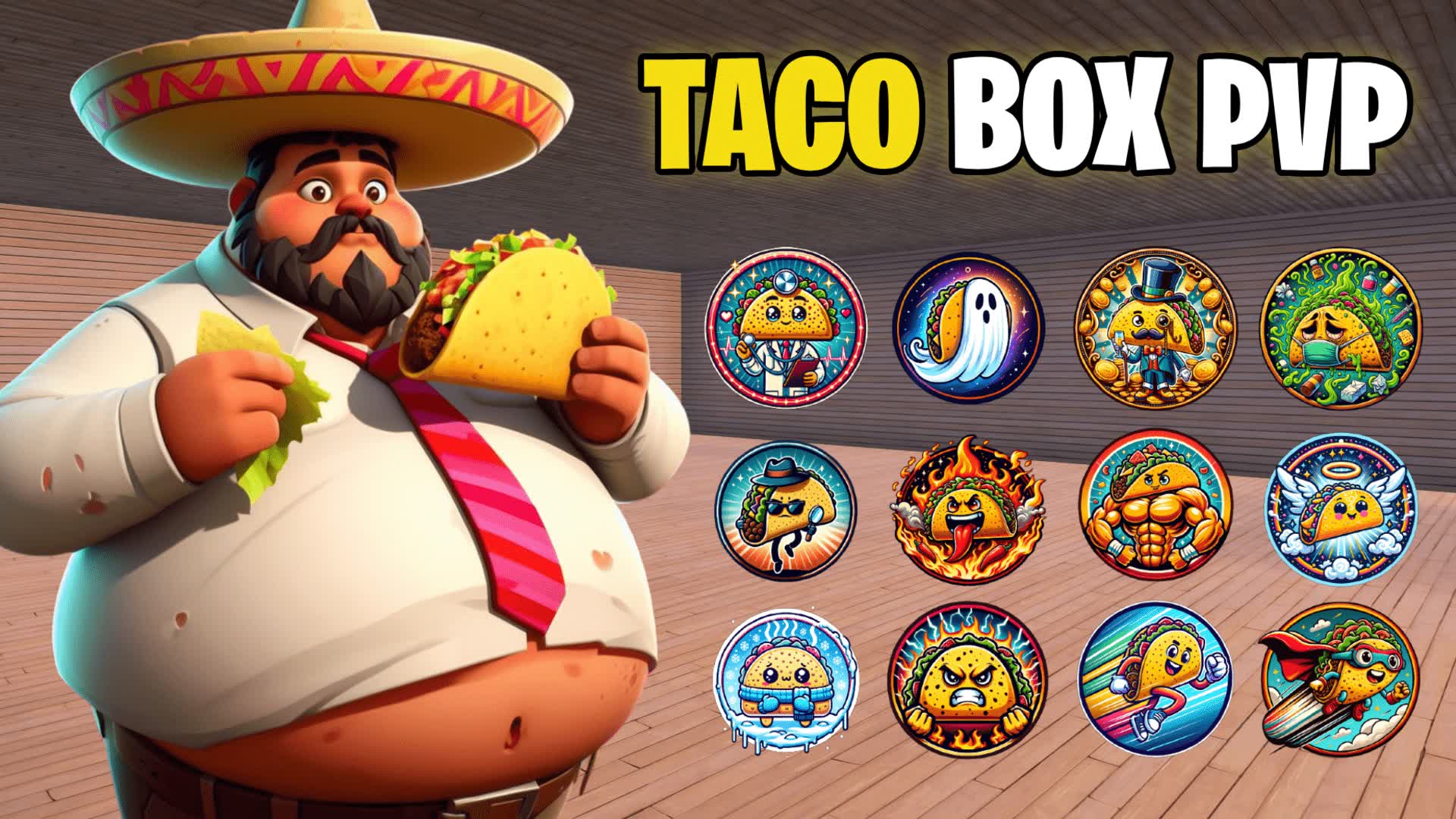 🌮TACO BOX PVP📦 0156-8753-7734 by raami - Fortnite Creative Map Code ...