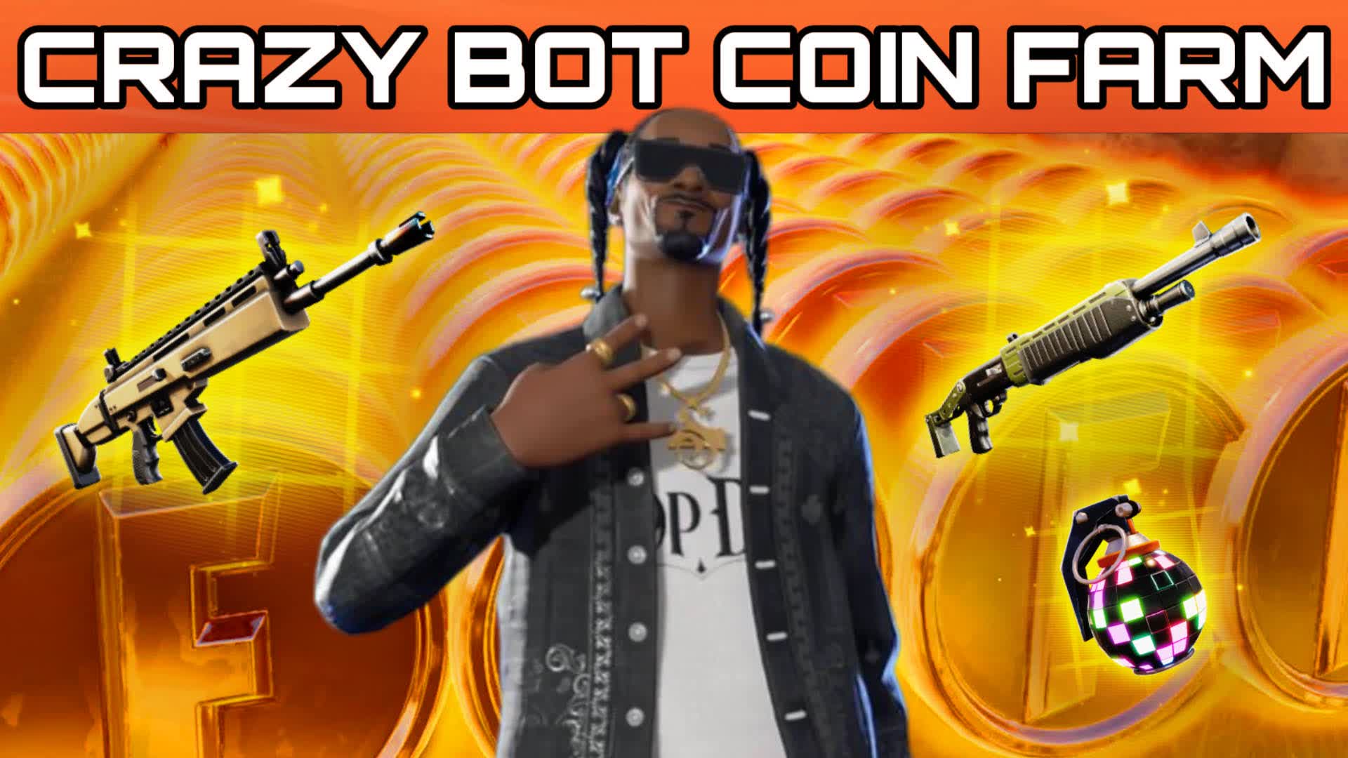 Crazy BOT COIN FARM - FREE FOR ALL 4453-7931-2505 by y05 - Fortnite Creative Map Code - Fortnite.GG