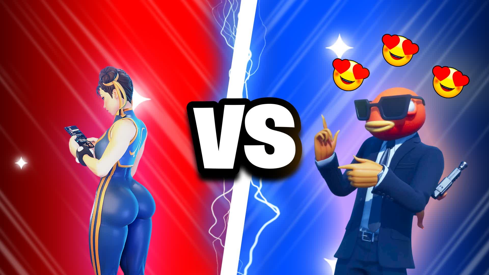 🍑 Chun-Li vs Rizzler😎RED VS BLUE🔴🔵 8753-8362-8906 by xvieira - Fortnite ...
