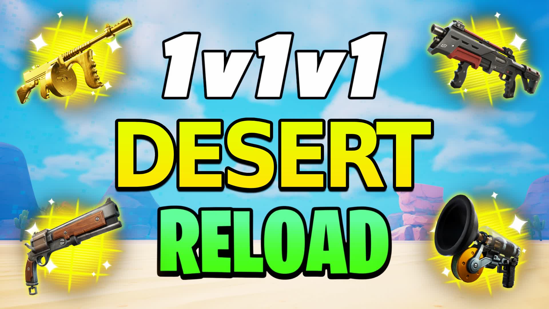 1V1V1 DESERT RELOAD REALISTICS FFA PVP 3554-0693-0581 by 3mw - Fortnite ...