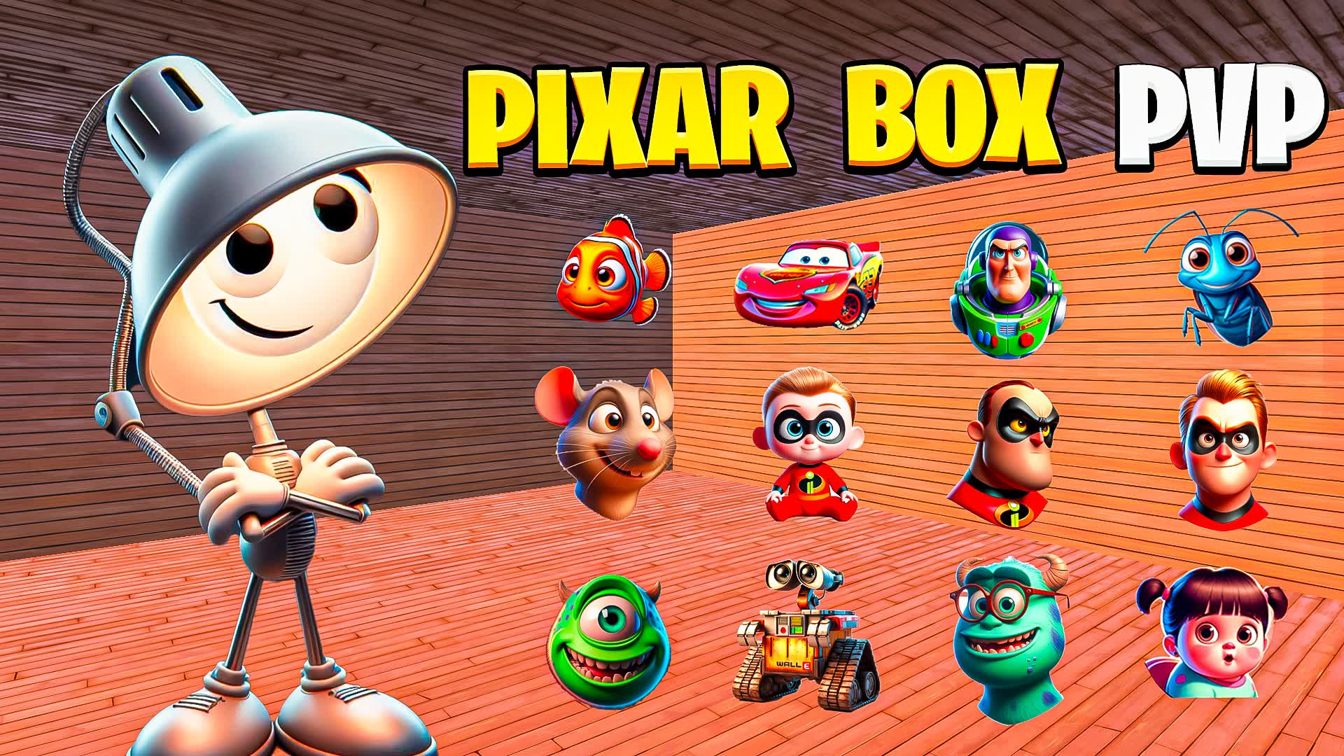 Pixar Box PvP 2345-4625-5270 by tinyaus - Fortnite Creative Map Code ...