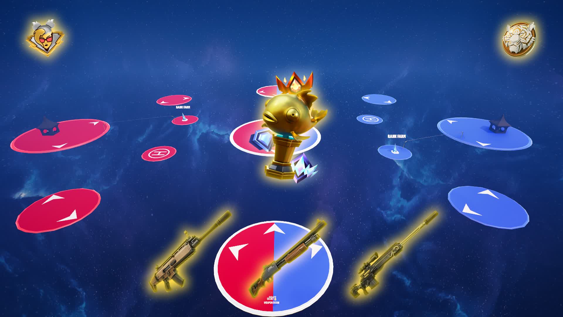 SPACE RED VS BLUE 🔴🔵[RANKED] 4591-6331-3943 by jurdy - Fortnite ...