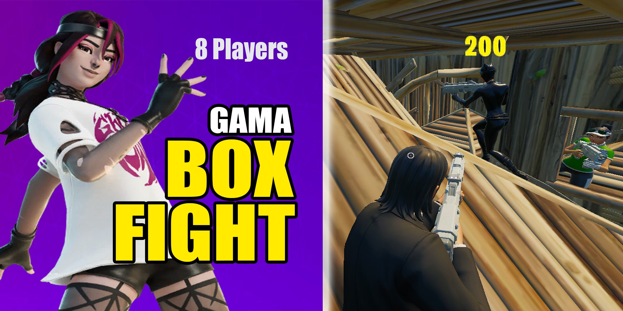 GAMA BOX FIGHT 2222-7406-7945 by gama - Fortnite Creative Map Code - Fortnite.GG