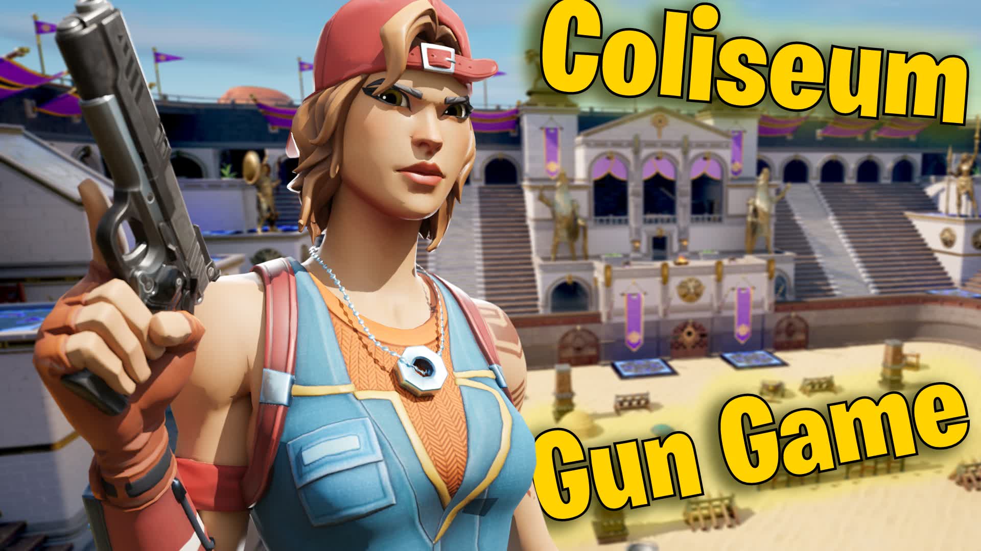 Coliseum Gun Game 7431-2394-3799 by pblok - Fortnite Creative Map Code ...