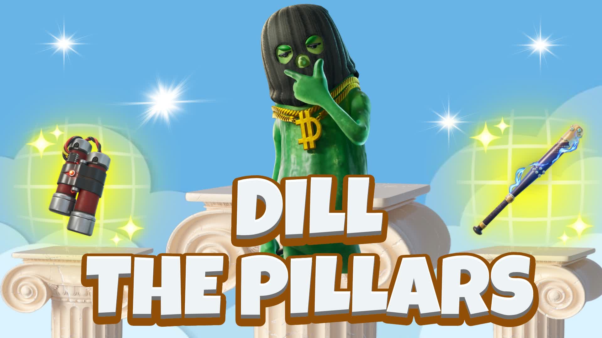 BIG DILL PILLARS! 🥒 3557-4279-5974 by onalito - Fortnite Creative Map ...