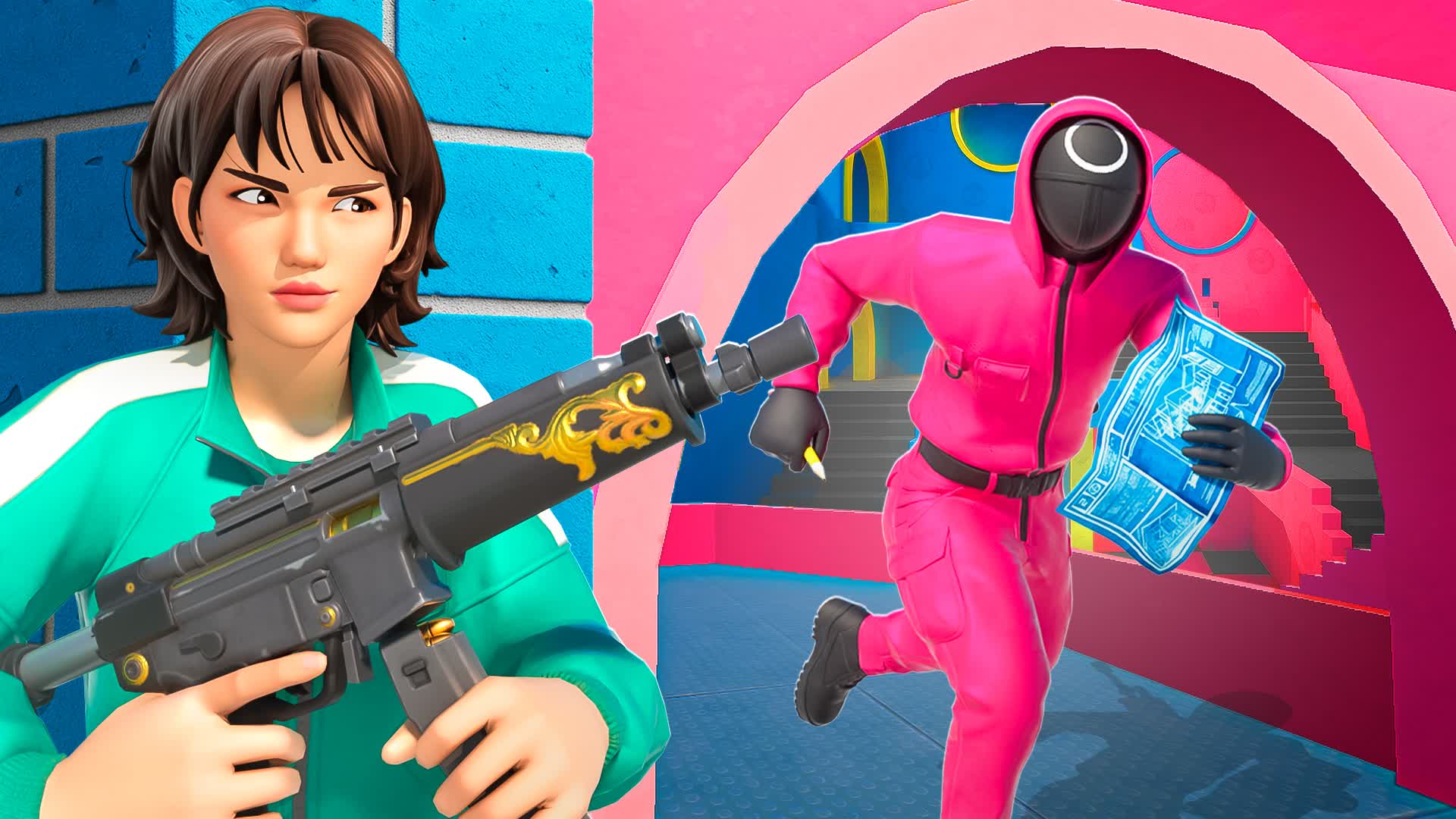 SQUID GUARDS VS PLAYERS DEATHMATCH 5002-9951-2300 by mpunch - Fortnite ...