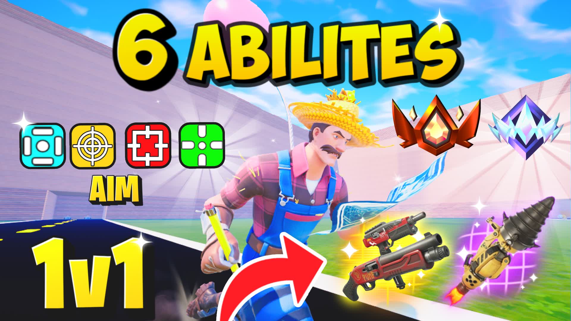 1V1 GUN AND CARS [X123] 0090-9621-5856 by x123 - Fortnite Creative Map Code - Fortnite.GG