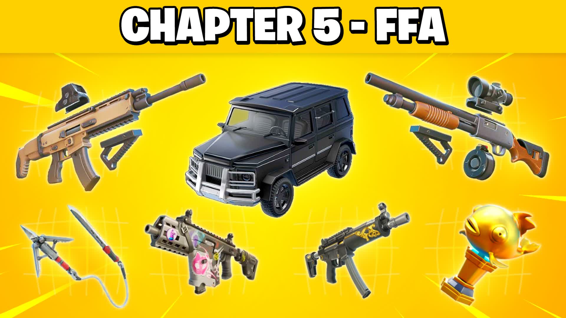 ⭐CH5 WEAPONS - FFA EDIT HEROES ONE SHOT 3533-5211-7130 by kubx ...