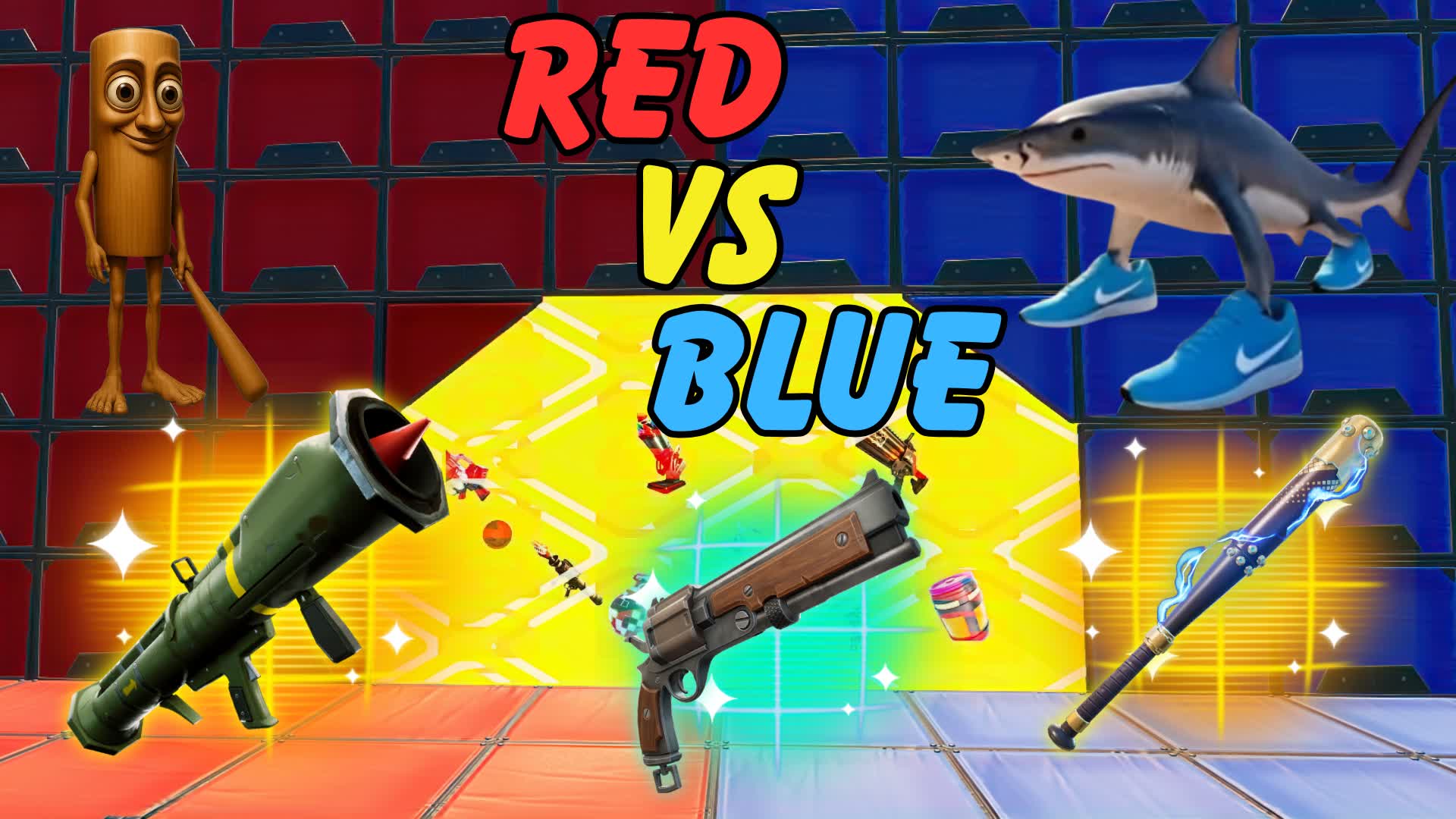 TUNG VS TRALALERO⭐RED VS BLUE🔴🔵 4388-0637-8606 by blindben - Fortnite ...
