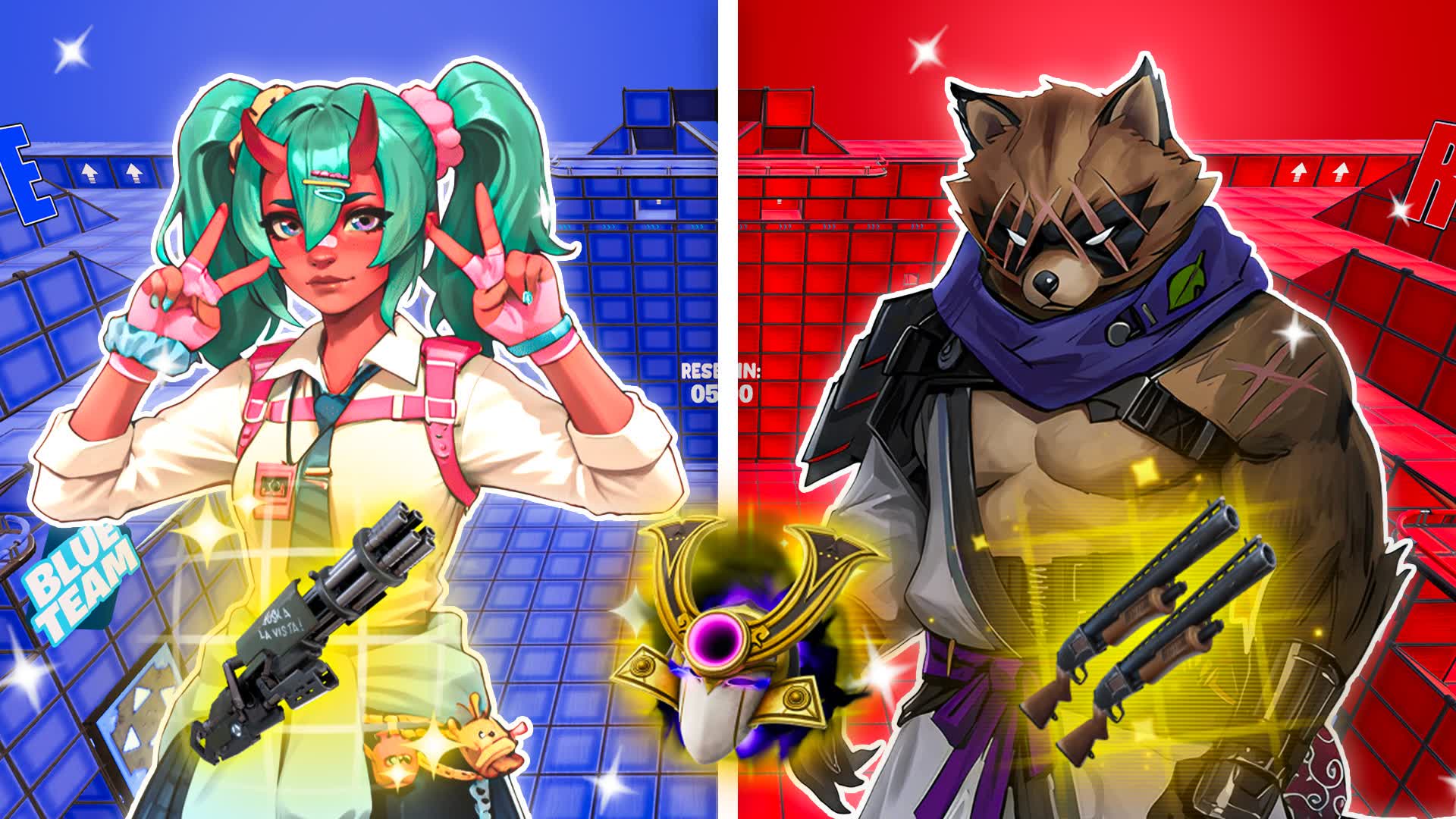 ULTRA HERO RED VS BLUE 🔴🔵 4582-1010-8506 by soboi - Fortnite Creative ...