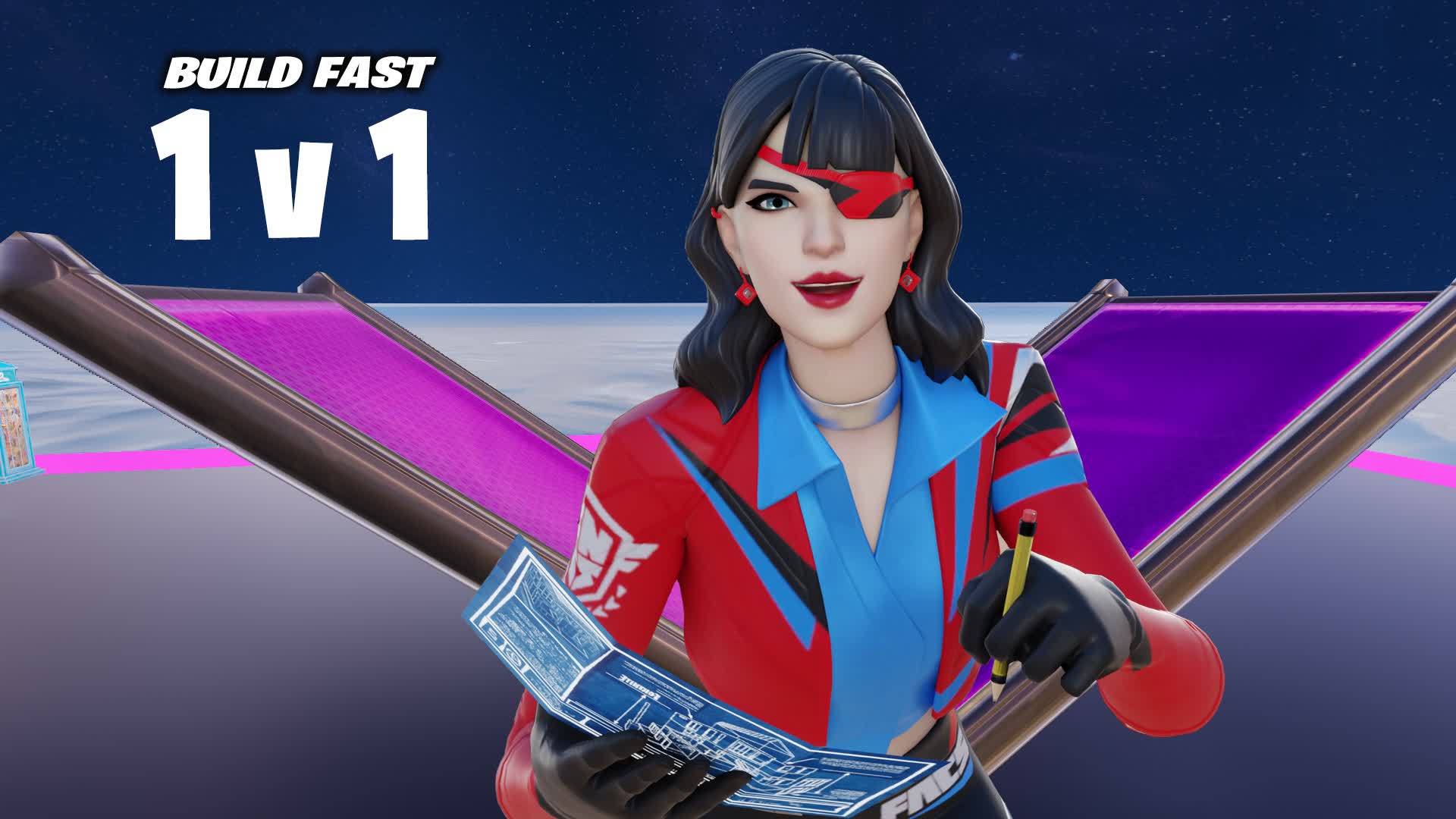 1v1 BUILD FAST 5279-2519-2280 by morfina - Fortnite Creative Map Code - Fortnite.GG