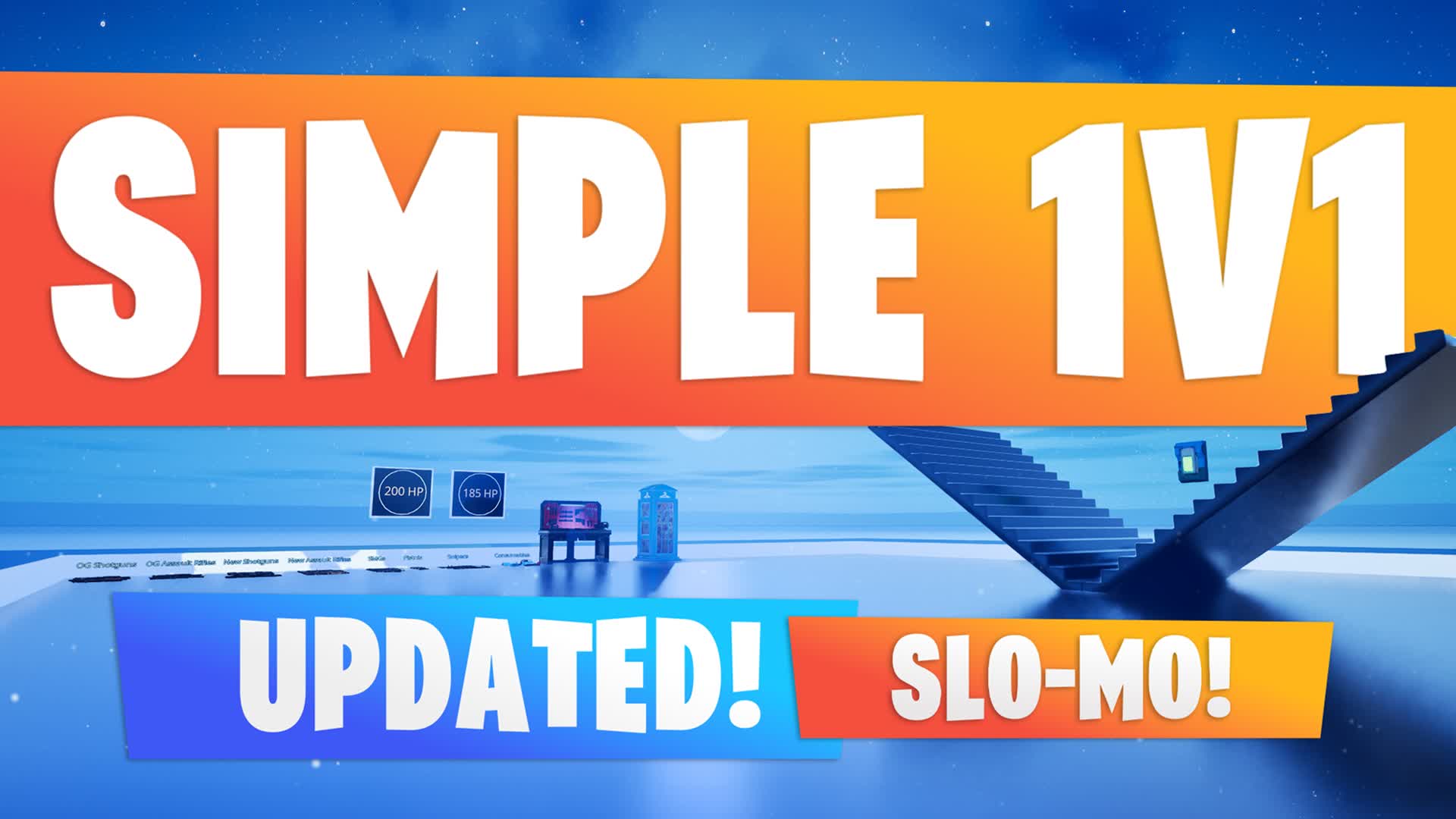 Simple 1V1 8666-7432-5616 by minianger - Fortnite Creative Map Code ...