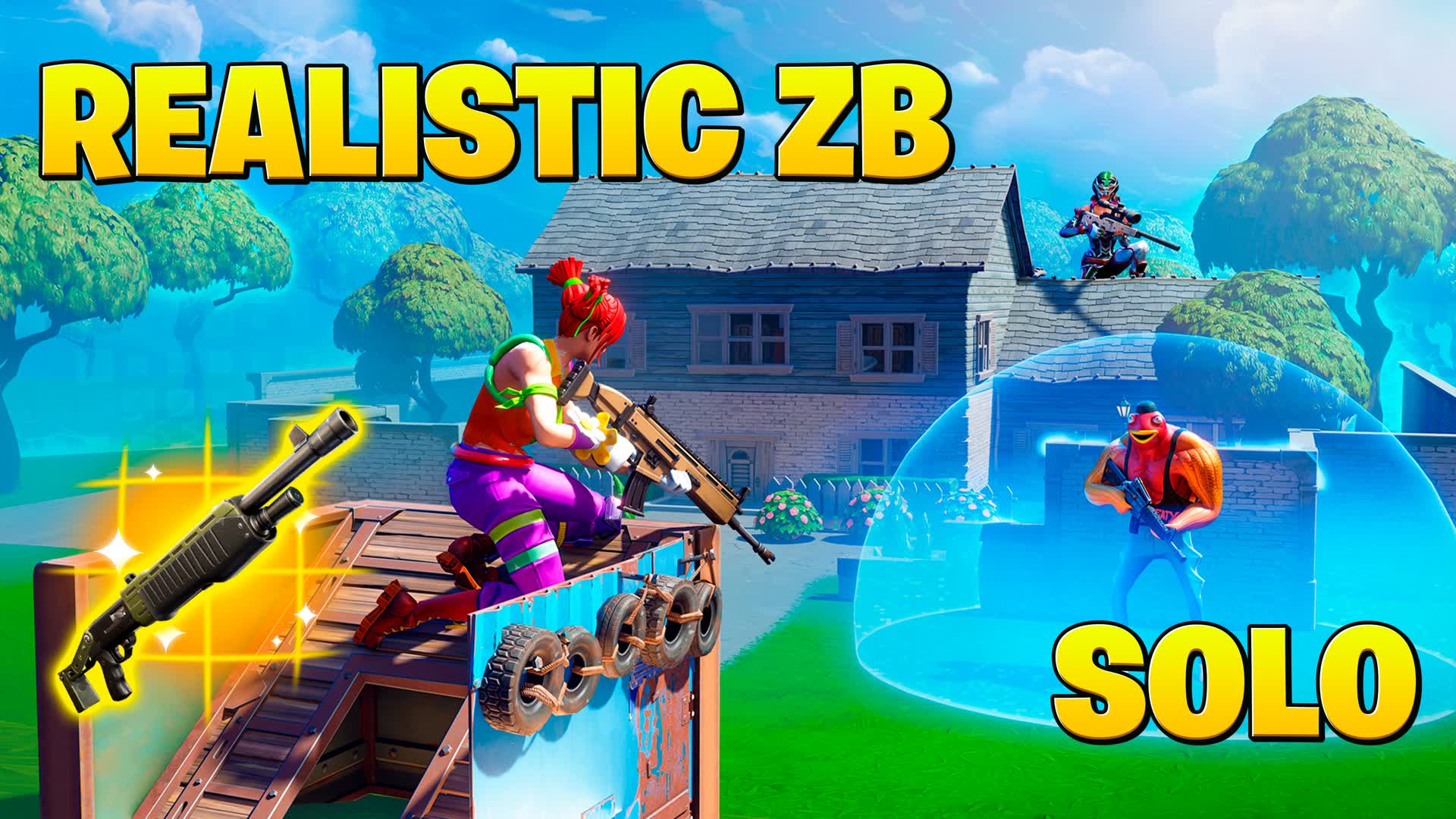 REALISTIC ZB - SOLO RELOAD ZERO BUILD 8011-8884-3373 par paquat - Fortnite