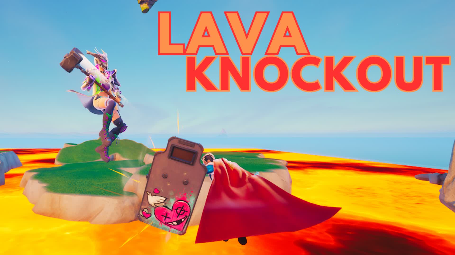 Lava KnockOut 1189-6936-8360 by skiny - Fortnite Creative Map Code ...