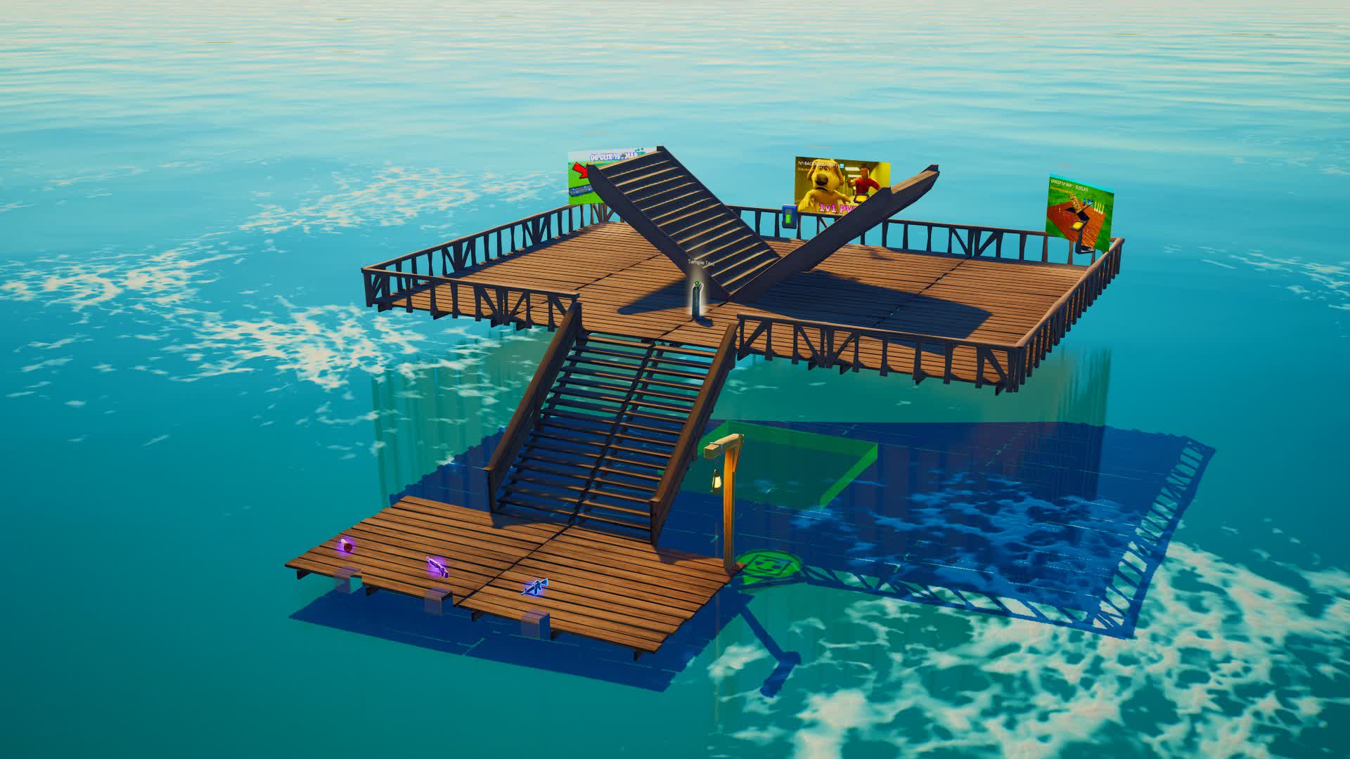 DOCK 1v1 Map🌊 4484-2991-6767 by ade - Fortnite Creative Map Code ...