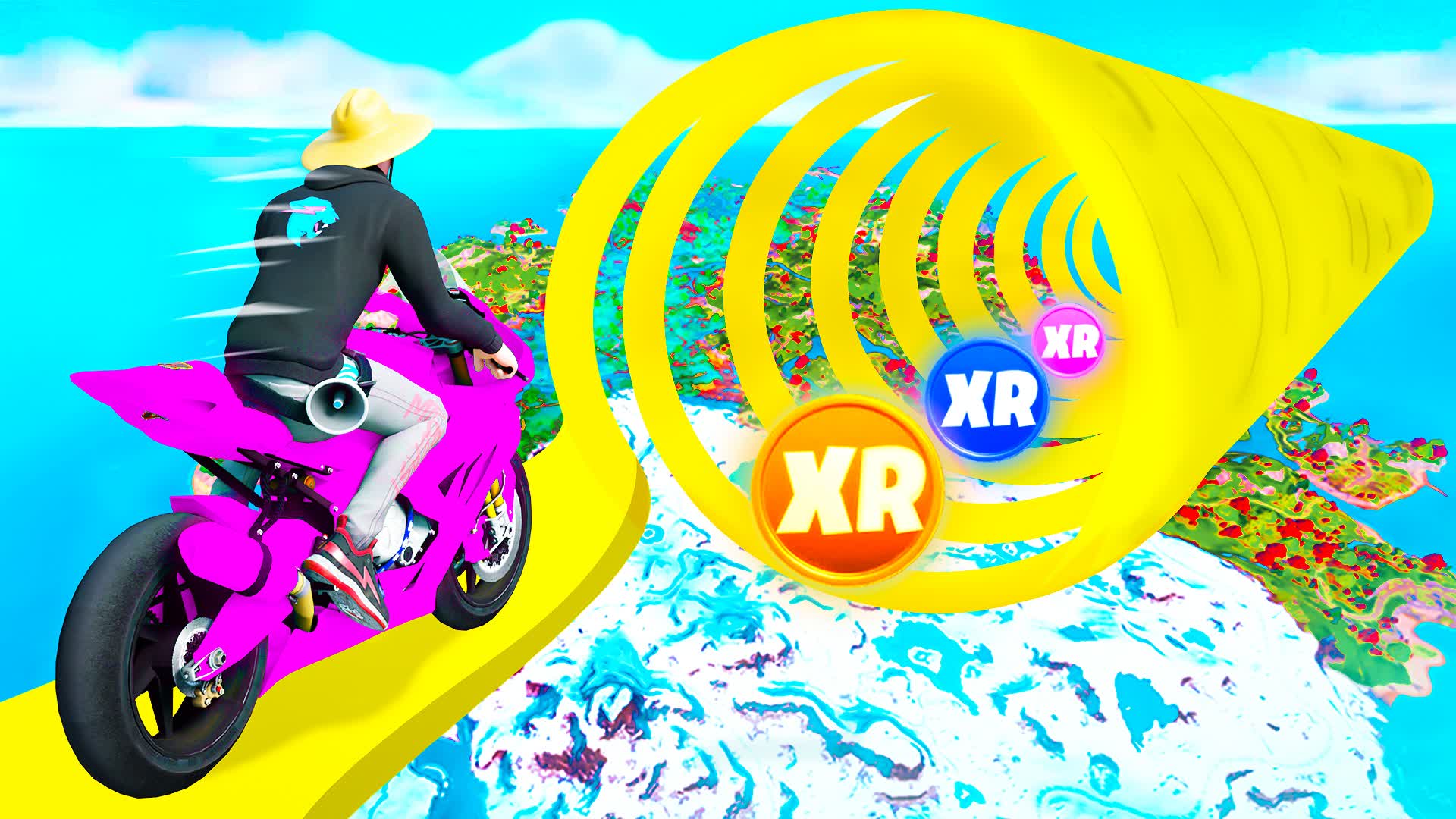 🏍 EASY MOTORCYCLE RACE 🏍 0090-3510-7801 by knd - Fortnite Creative Map ...