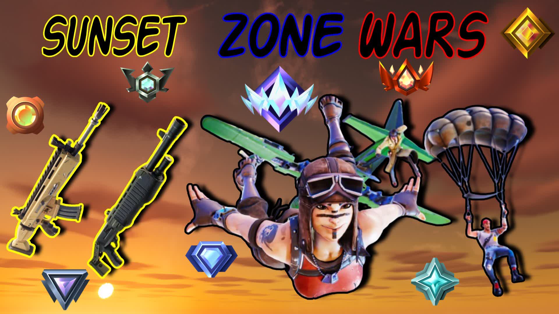 RANKED SUNSET ZONE WARS 📝 3609-0519-4976 by mateefc - Fortnite