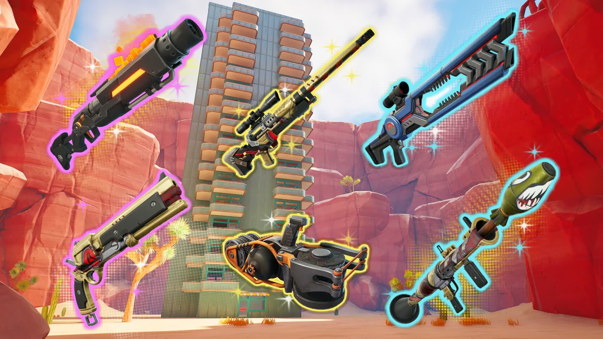 All Guns Hotel 4926-7964-4669 by shawk - Fortnite Creative Map Code ...