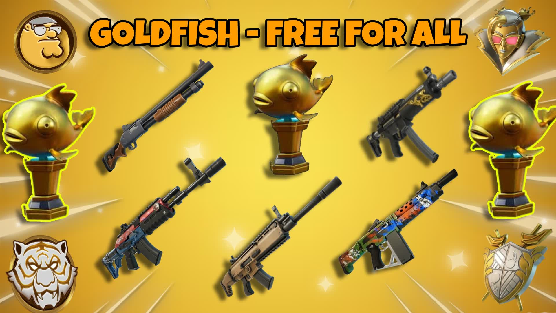 gold fish - FREE FOR ALL 🐟 5284-8038-6700 by znzx - Fortnite Creative ...