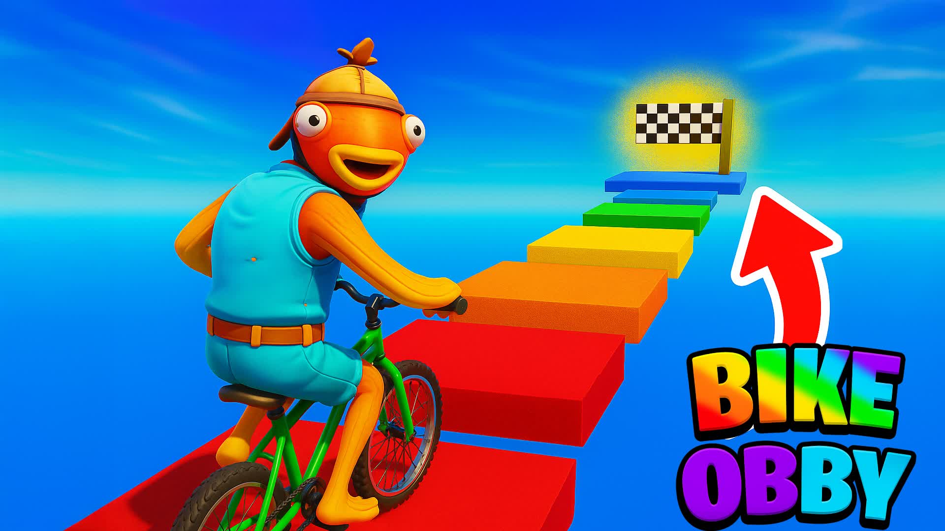 OBBY BUT YOU'RE ON A BIKE 🌈 3190-9793-6048 by sp4nky - Fortnite ...