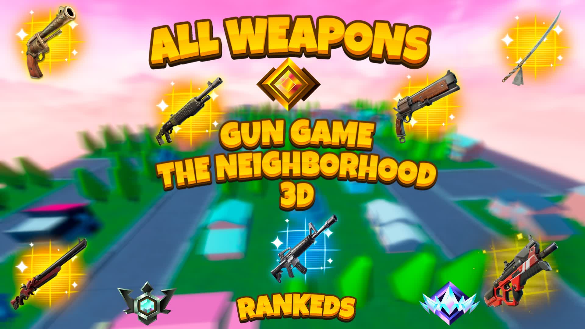 🦆 GUN GAME : 3D THE NEIGHBORHOOD 3D🚀 6624-6627-2947 by mr.tbh002 ...