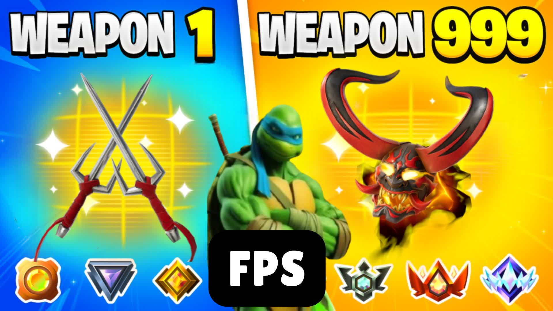 TMNT GUN GAME FIRST PERSON🔫 3327-9437-1462 by asom - Fortnite