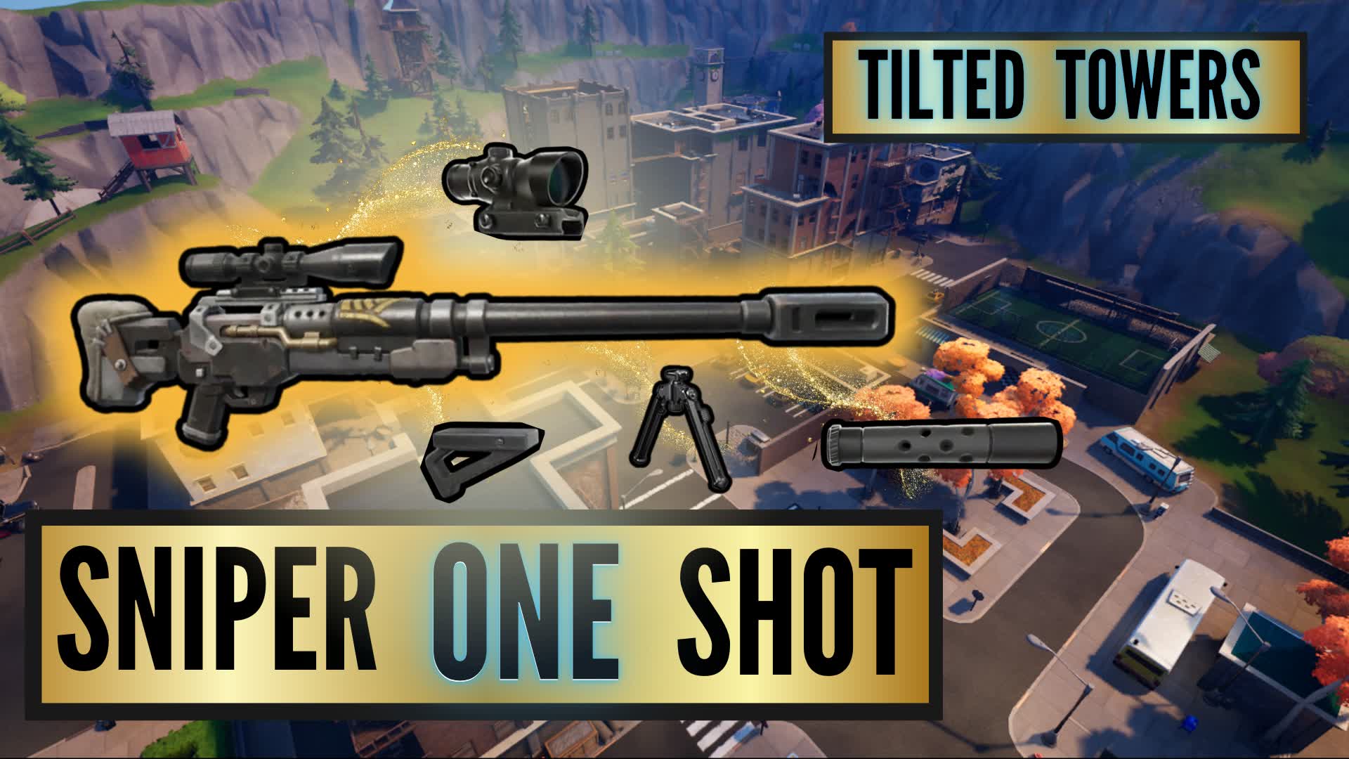 TILTED TOWERS SNIPER ONE SHOT 6593-9201-4194 من ابتكار cultofsly - Fortnite