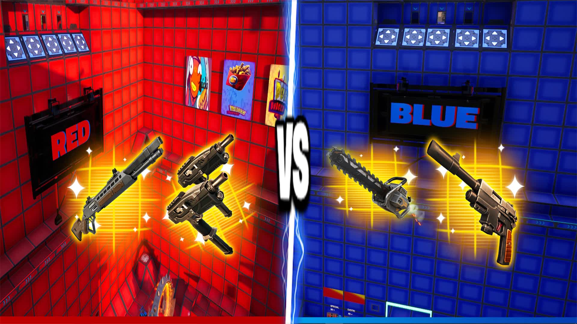 RED vs BLUE WARS 🟥🟦 2787-2045-0273 by summer55 - Fortnite Creative Map ...