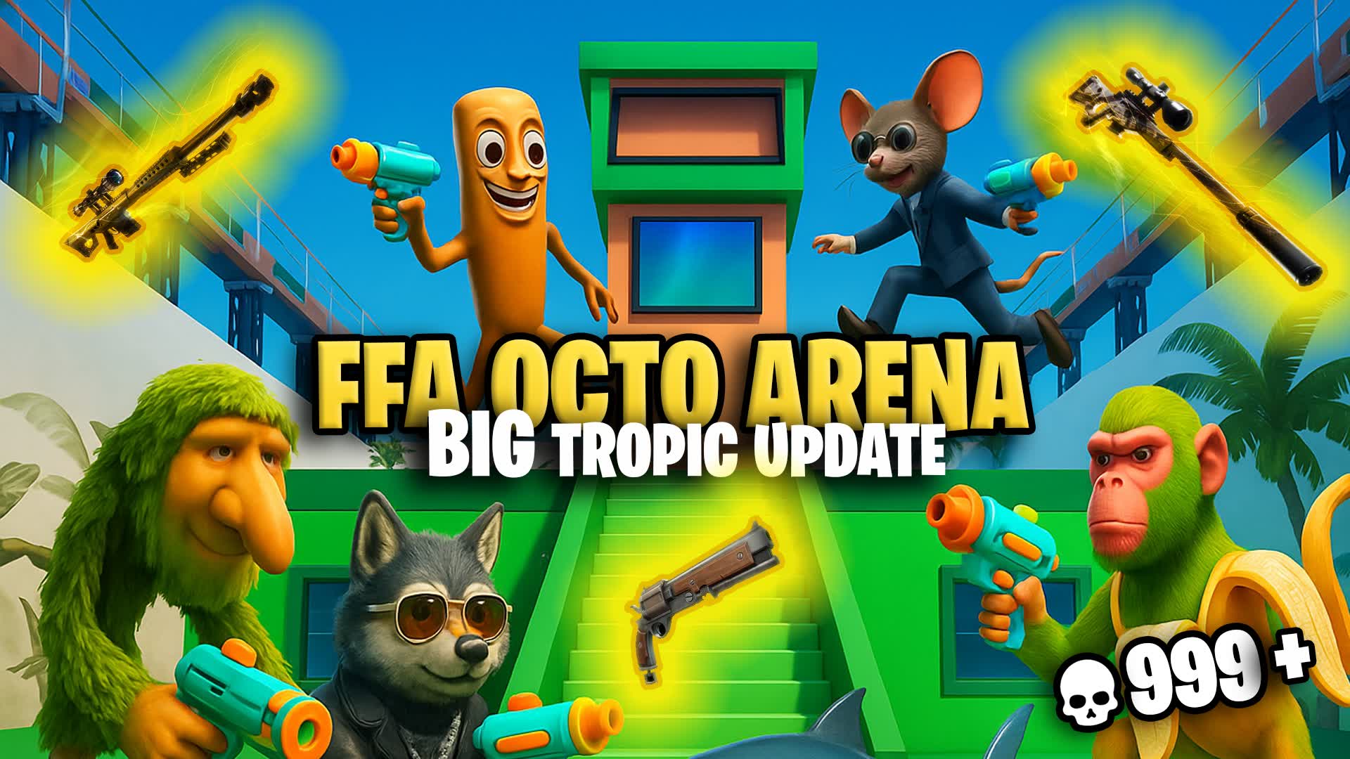 💥FFA OCTO ARENA 💥HUGE UPDATE 0165-2882-6639 by eldenproductions - Fortnite Creative Map Code ...