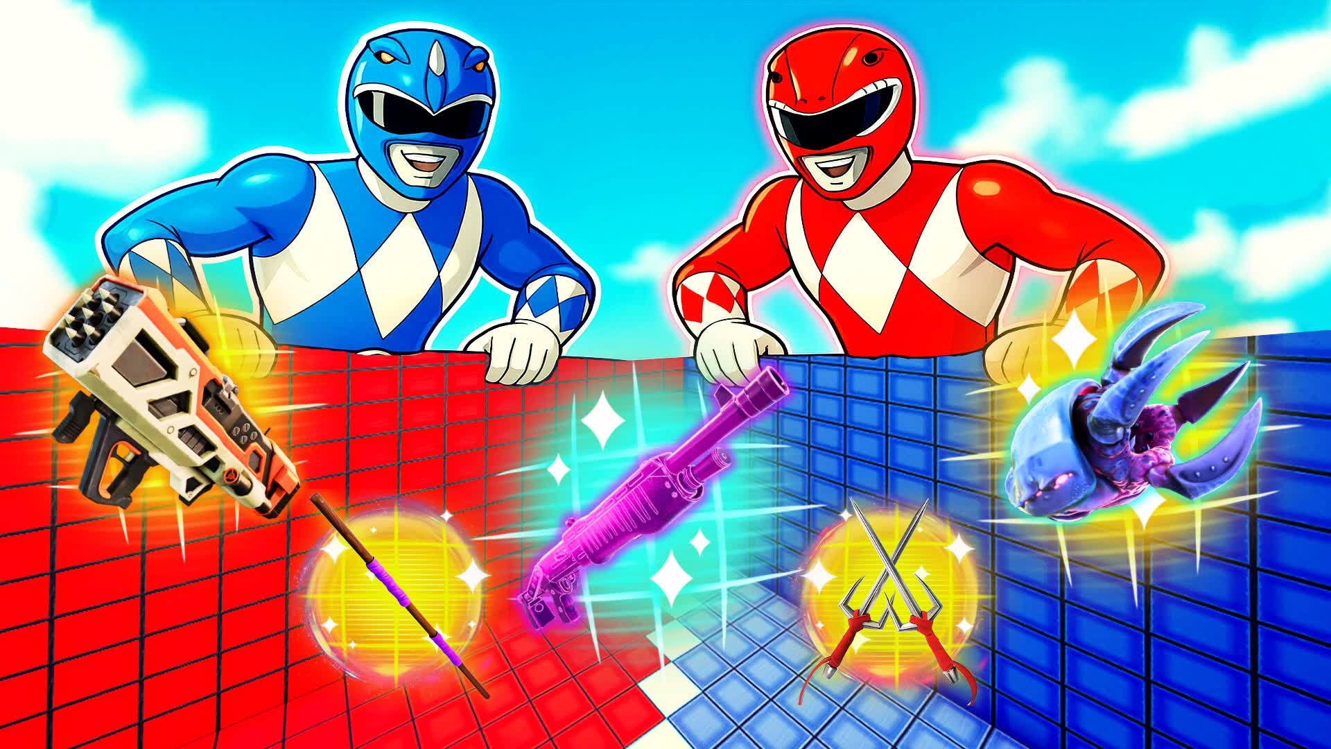 RED VS BLUE FFA - ALL GUNS & SUPERPOWERS 4124-4017-6734 by hypu ...