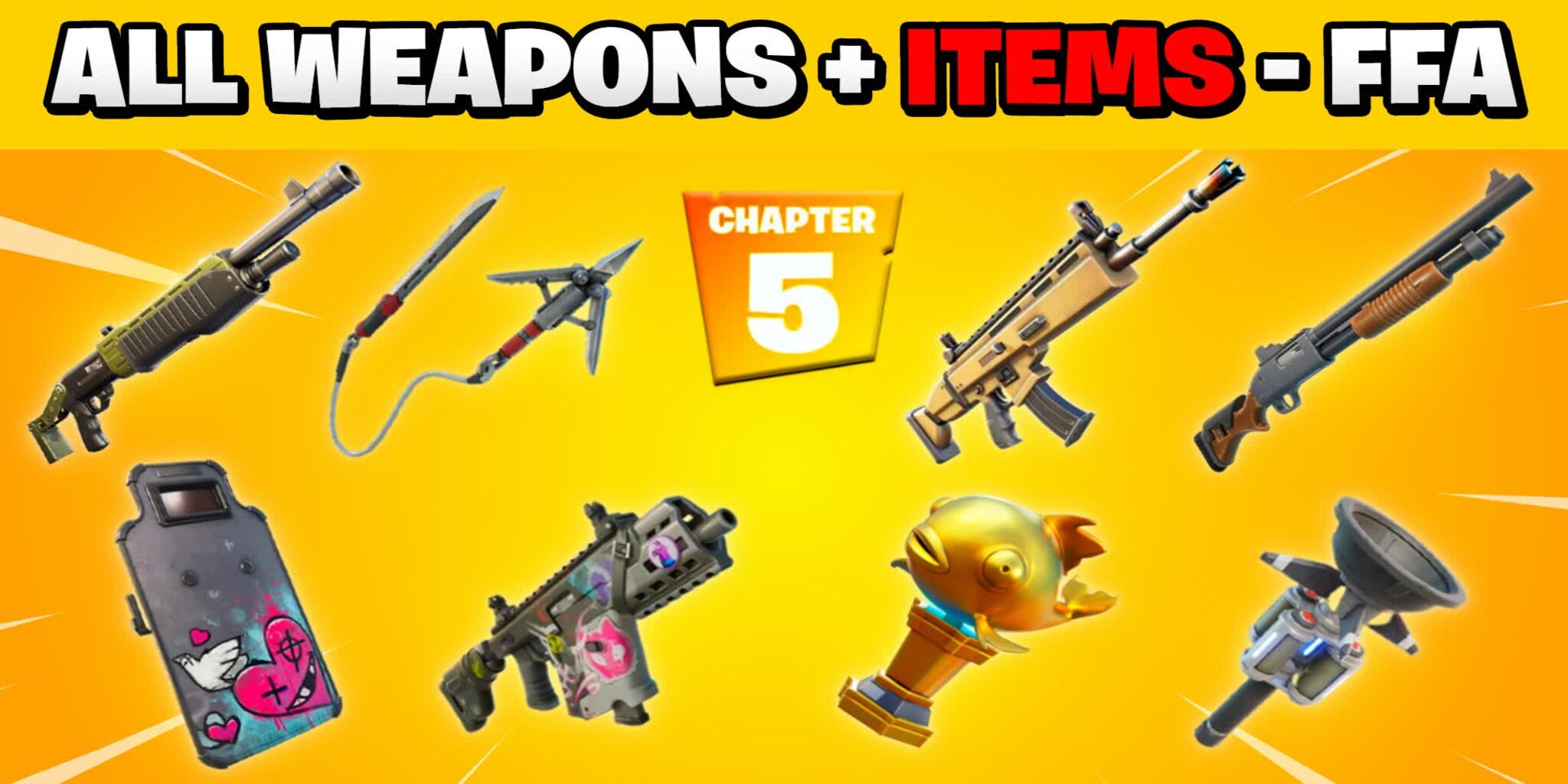 🔥 CH5 WEAPONS - FFA 🔥 4916-9074-0900 by incursio - Fortnite Creative ...