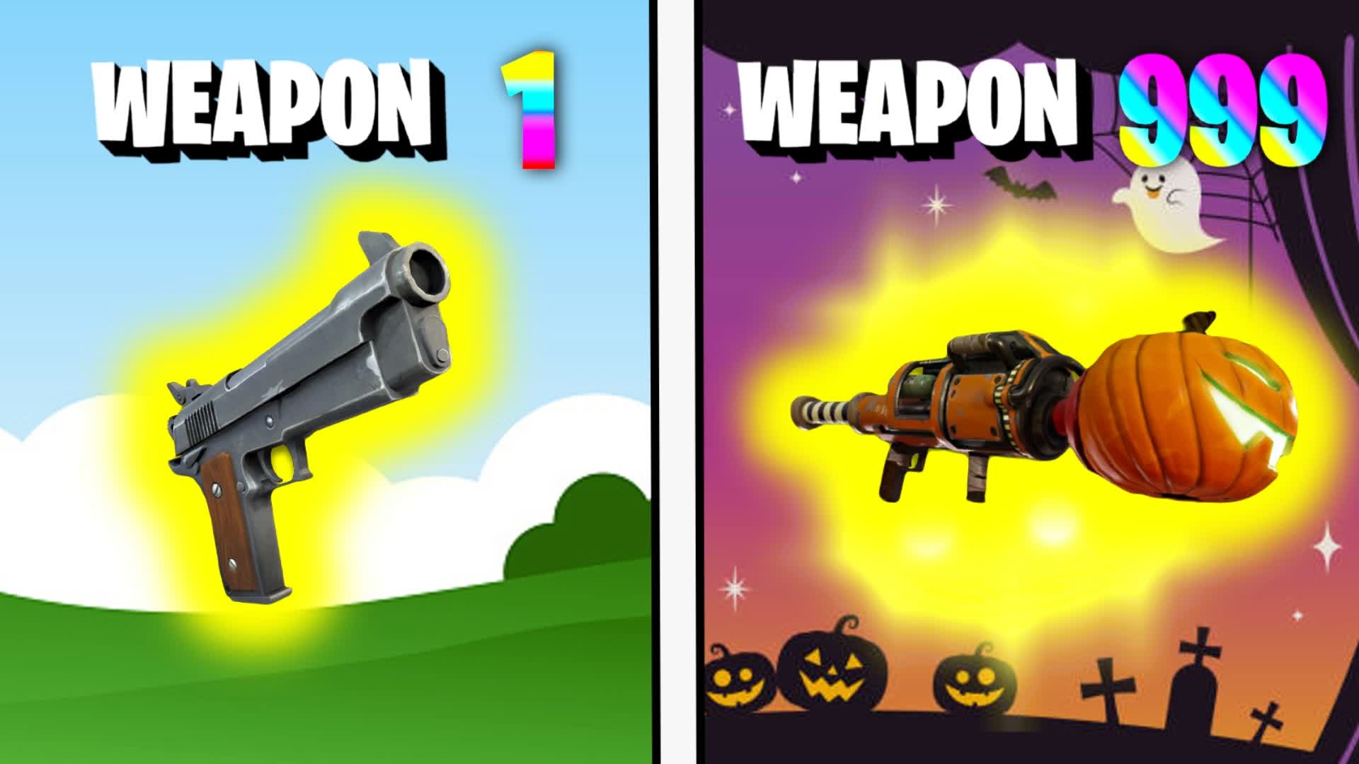 HALLOWEEN GUN GAME 🔫 ONE SHOT 🎯DRIVE 2548-5576-2082 by alvala ...