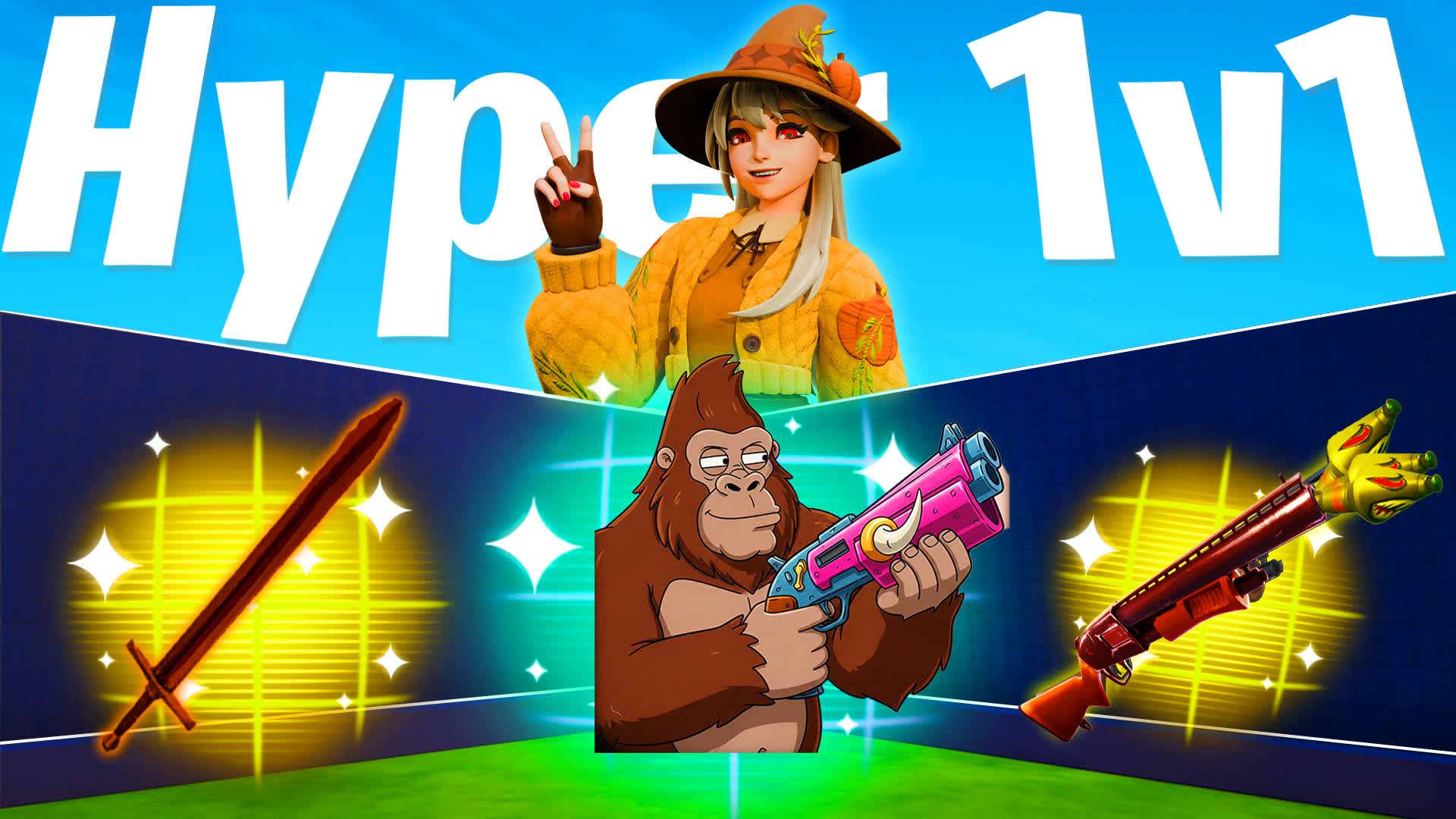 Custom Wepons - Free For All 8202-5833-0838 by hyperbit - Fortnite