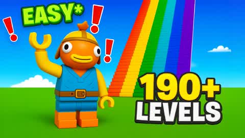 🌈EASY OBBY PARKOUR🌈 195+⭐ 4000-9415-1290 by ponczekstudio - Fortnite