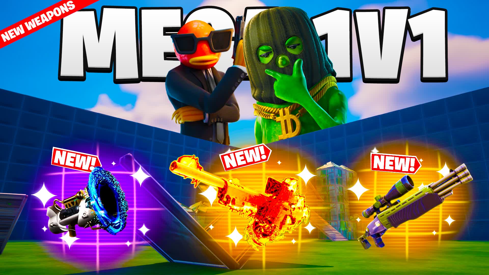 MEGA 1V1 - ALL WEAPONS & VEHICLES 4097-7015-3113 by rixu - Fortnite ...