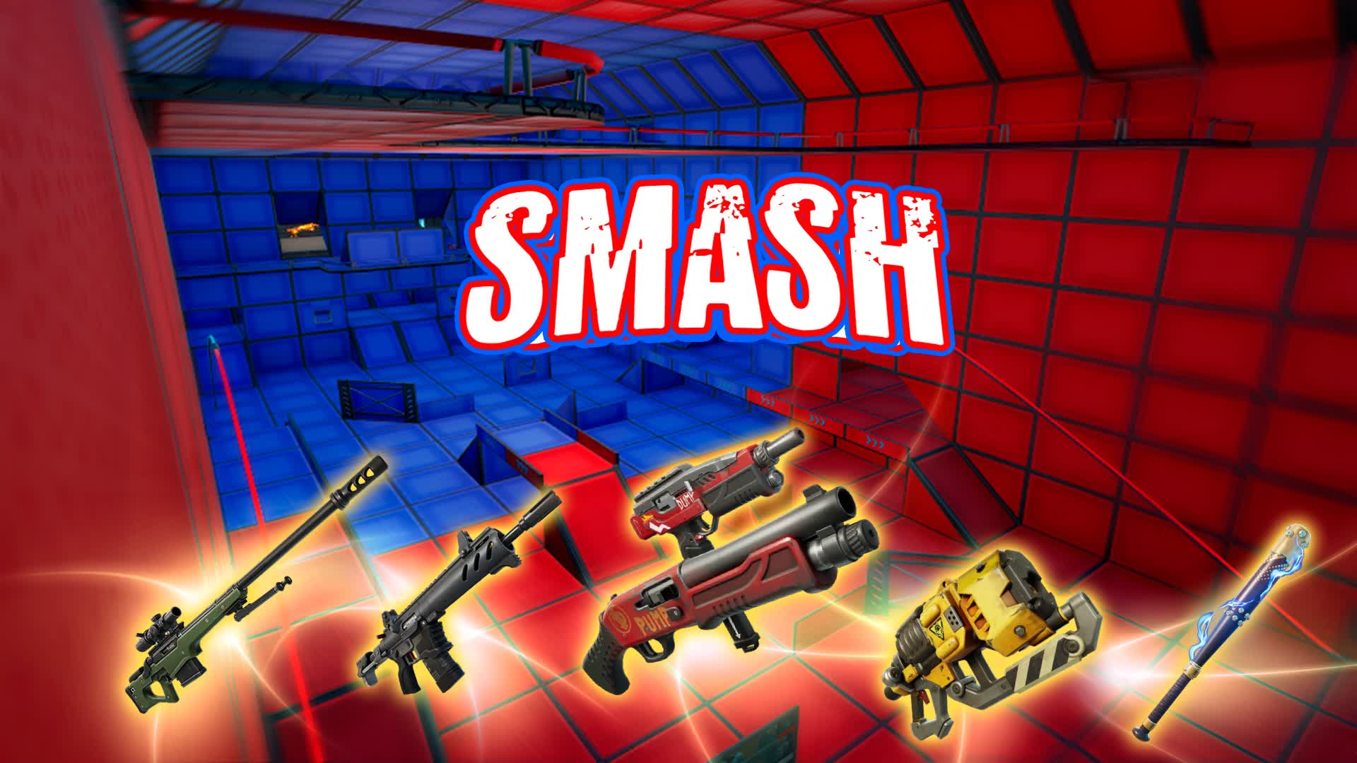 SMASH💥RED VS BLUE ZERO BUILD - 2376-2771-4139 | Fortnite Zone