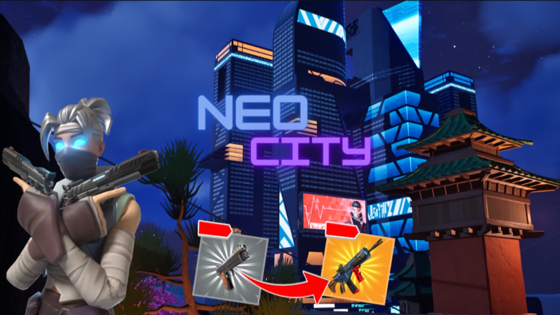 Neo City Gun Game 0754-5007-9252 by math6209 - Fortnite Creative Map ...